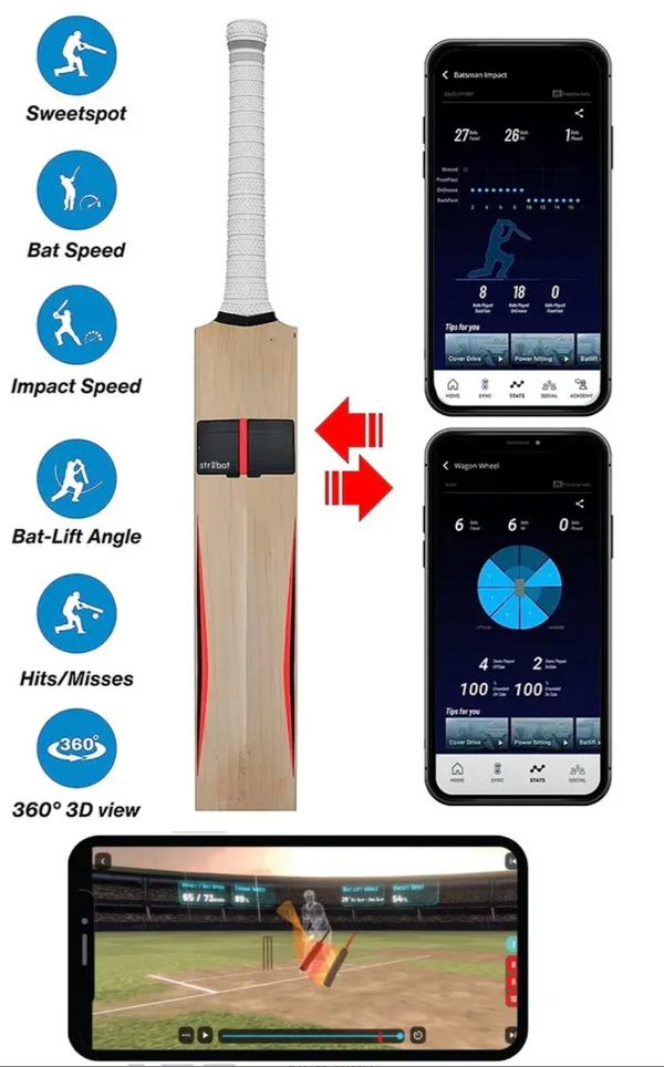 Str8bat Cricket Bat Sensor | Cricket Warehouse NZ
