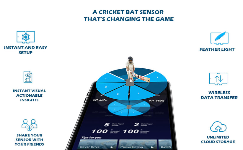 Str8bat Cricket Bat Sensor | Cricket Warehouse NZ